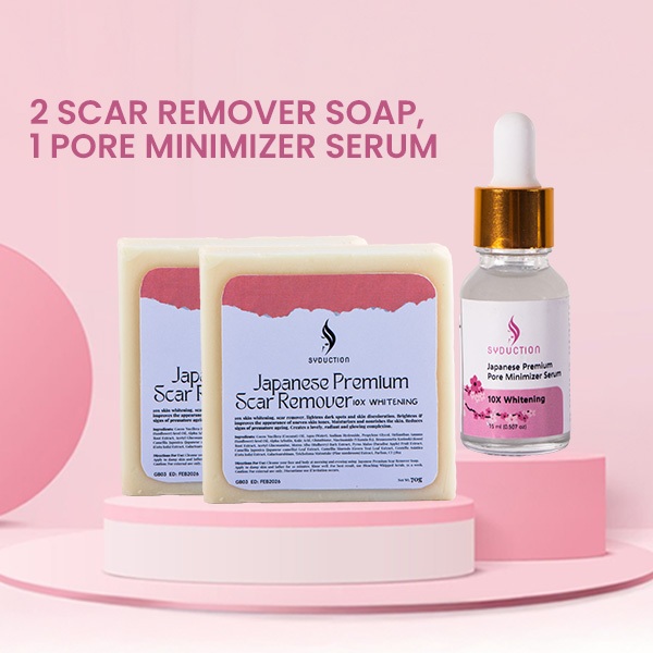 Buy 2 Japanese Scar Remover Soap and 1 Serum | Shopee Philippines