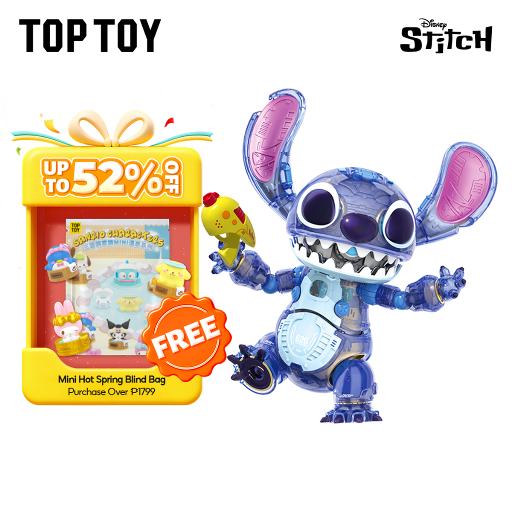 TOP TOY Disney Stitch 626 Experiment Assembled Large Body : Mechanical ...
