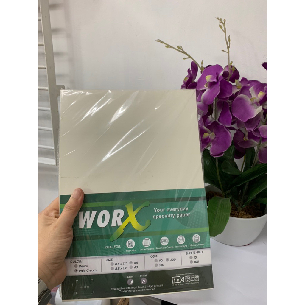 WORX Specialty Paper Pale Cream A4 | Shopee Philippines