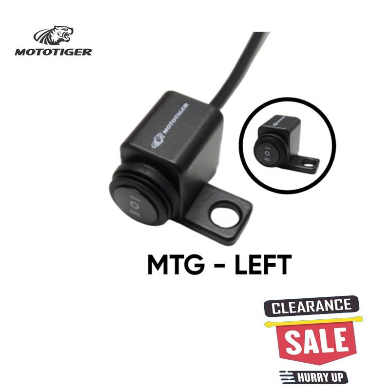 Universal Mototiger 3 Way Left Side Mini Driving Light Switch For ...