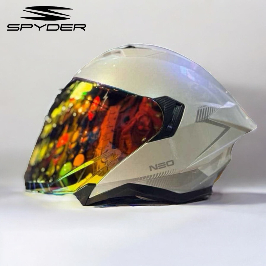 Spyder Neo Dash Half Face Helmet Dual Visor with Free Clear Lens (100% ...