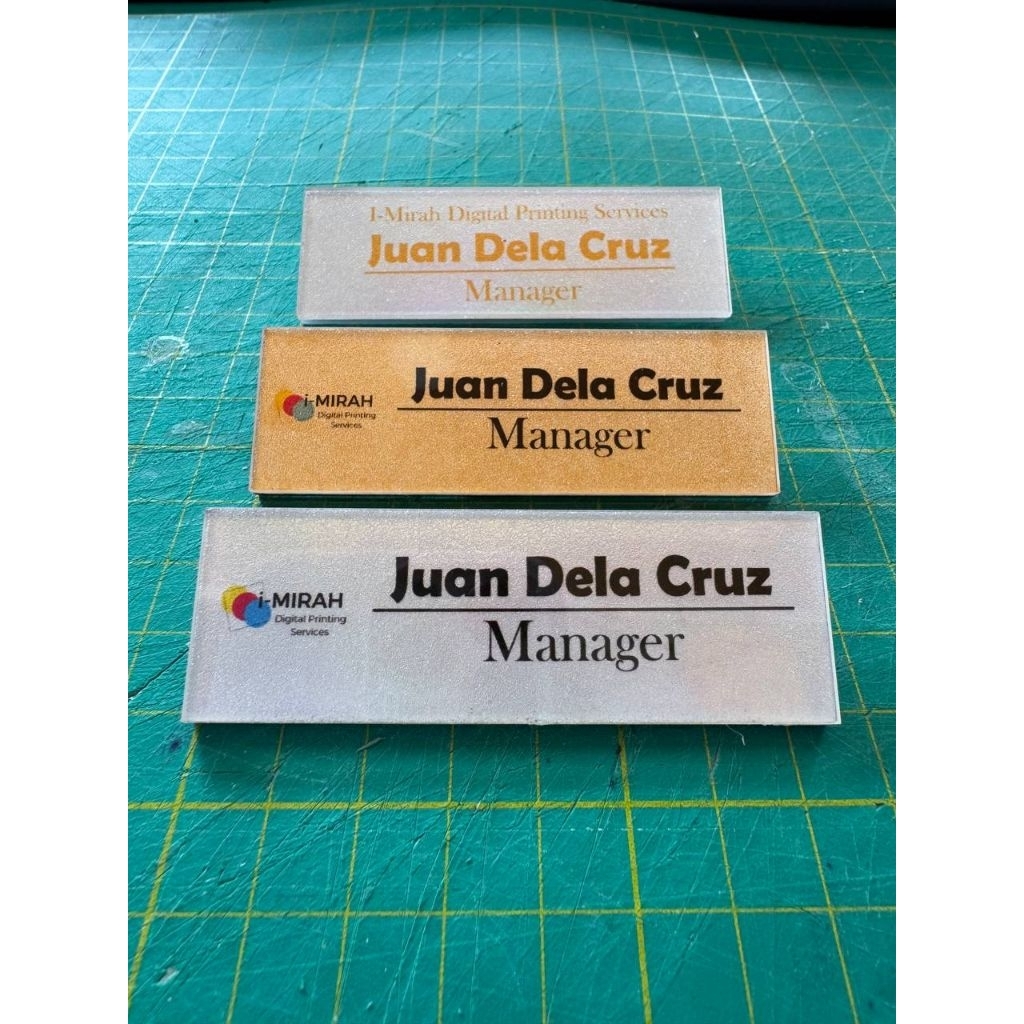 Internship/immersion acrylic name plate | Shopee Philippines