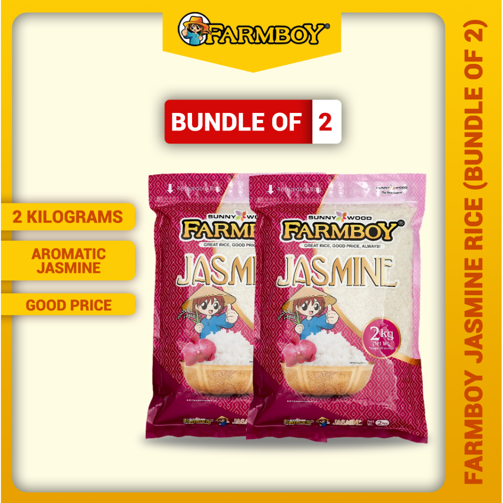 Farmboy Jasmine Rice 2kg (Bundle of 2) | Shopee Philippines