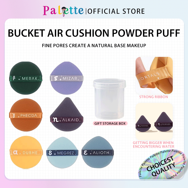 7pcs/box Cosmetic Puff Air Cushion Dry and Wet Dual-use BB Cream Puff ...