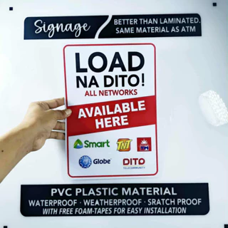 Shop load available here signage for Sale on Shopee Philippines
