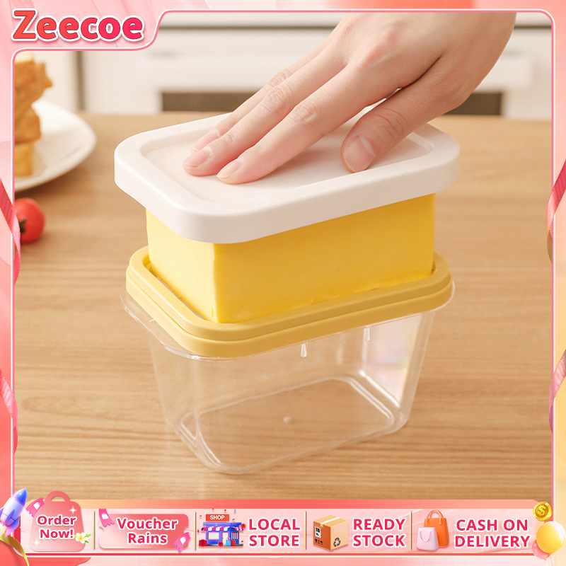 Butter Cutter Box Plastic Butter Dish with Lid Butter Slicer Cutter ...