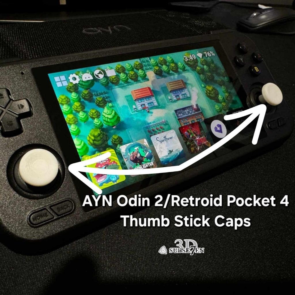 AYN Odin 2/Retroid Pocket 4 Thumb Stick Caps Gaming Console Accessories ...
