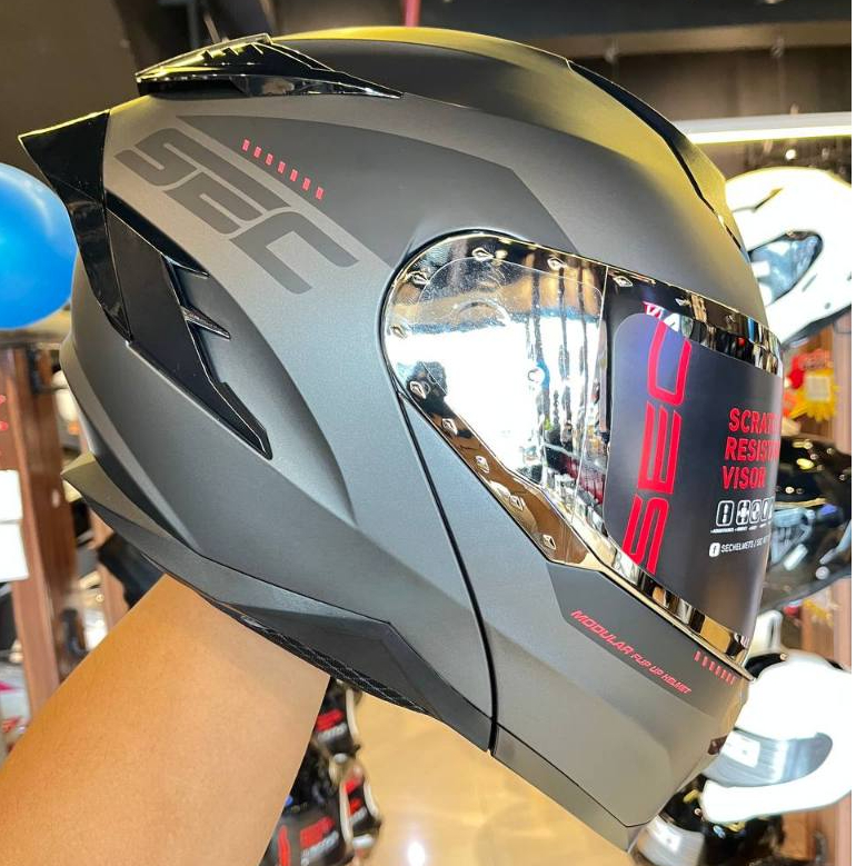 SEC REVOLT-SIMPLE MODULAR HELMET | Shopee Philippines