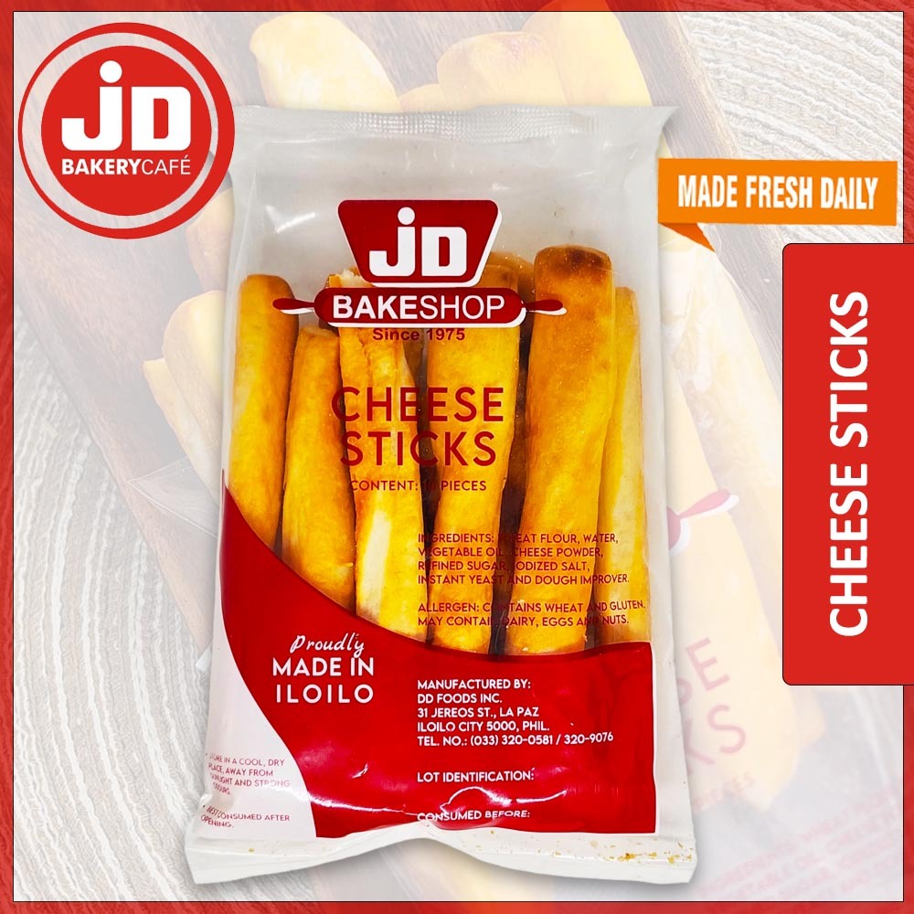Cheese Sticks | JD Bakeshop Bakery | Freshly Made Snacks | Iloilo ...