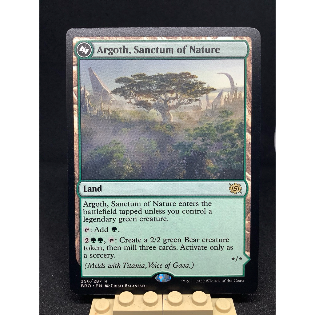 MTG - Argoth, Sanctum of Nature (The Brothers’ War) - {Rare - Land} | Shopee Philippines