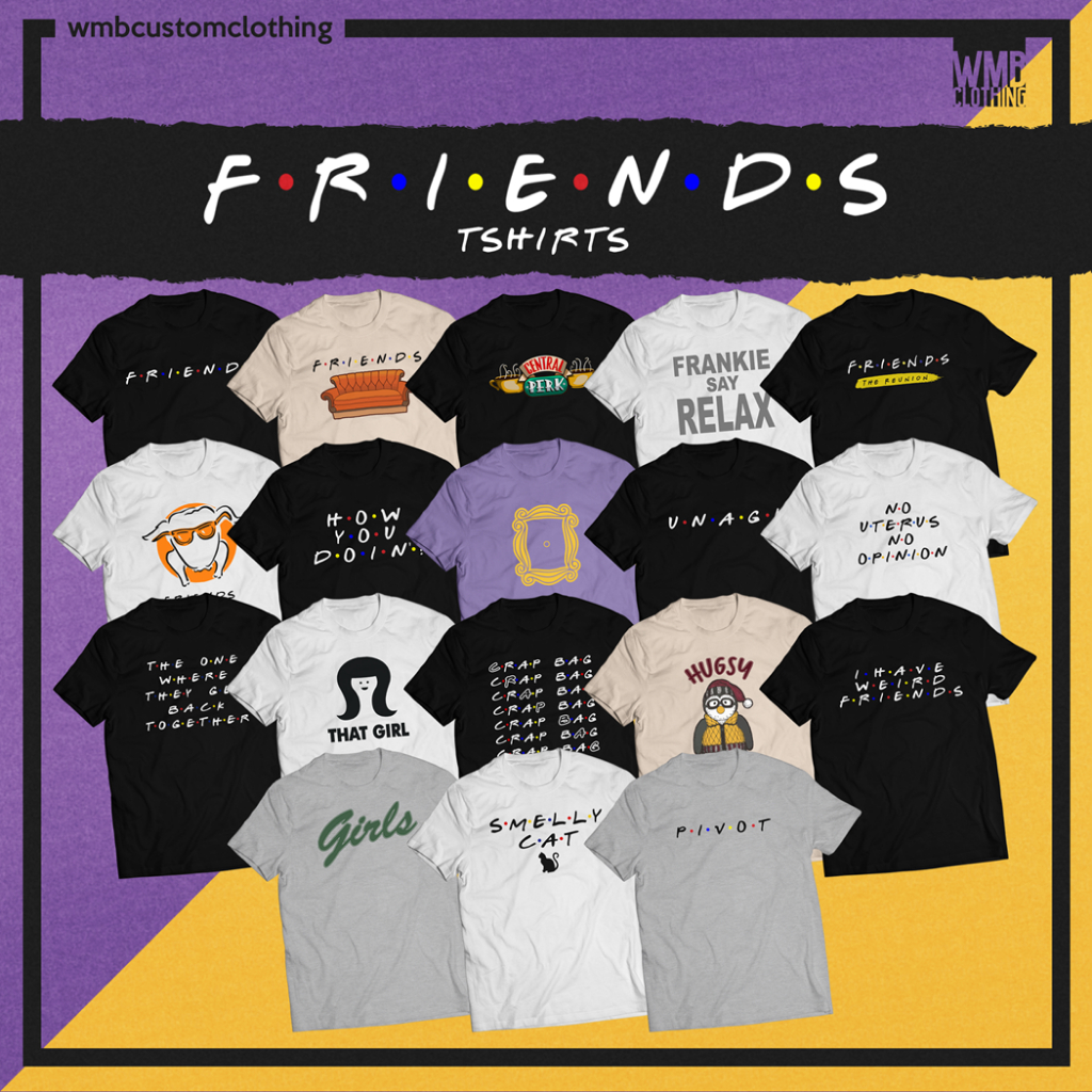 FRIENDS TV T-shirts & Merch by WMB Clothing | Shopee Philippines