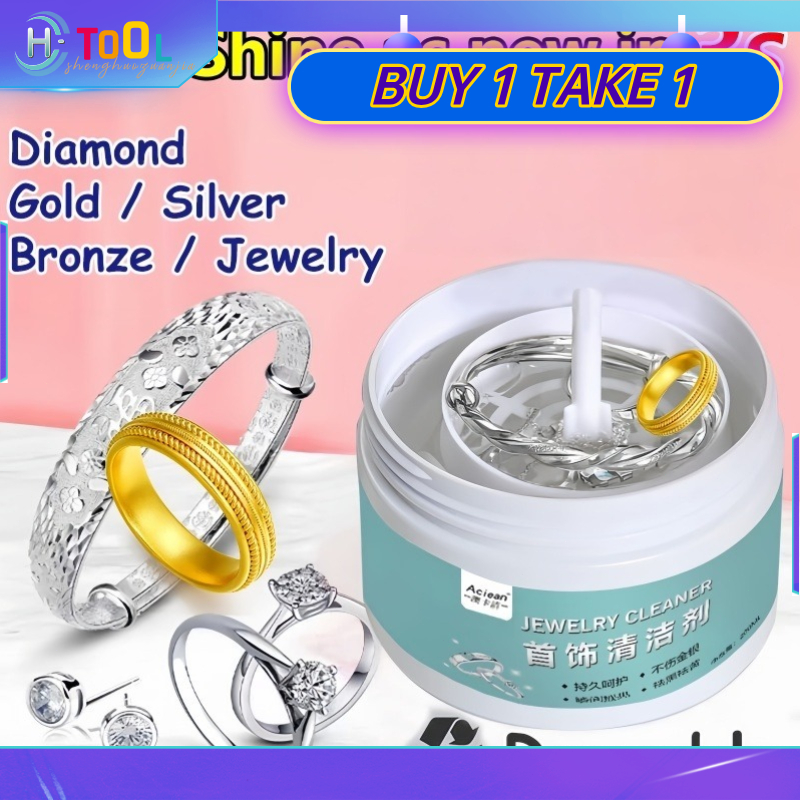 Silver Cleaner Liquid Jewelry Cleaner For Gold Diamonds Polishing ...