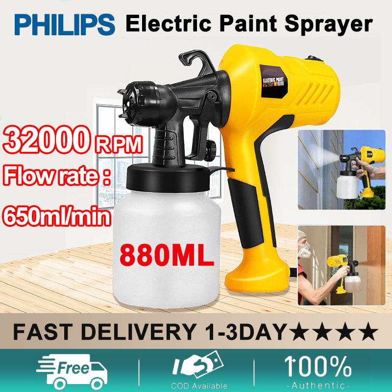 Philips Paint Spray Gun High Power Home Electric Improvement Sprayer ...