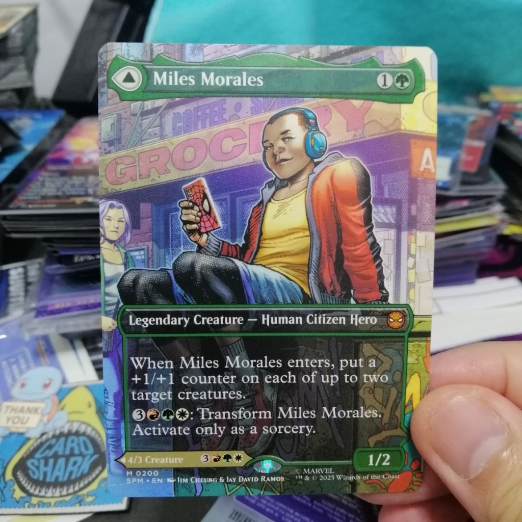 Miles Morales / Ultimate Spider-Man SPM MTG card magic the gathering ...