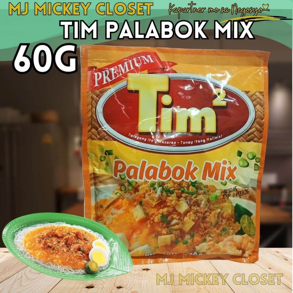 Tim's Palabok Mix 60g For Restaurant and Cafe"" | Shopee Philippines