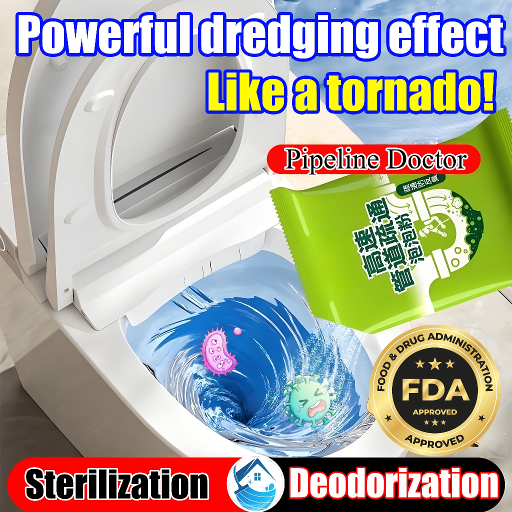⚡Pipe dredging bubble powder/deodorizing and anti-clogging bubble ...