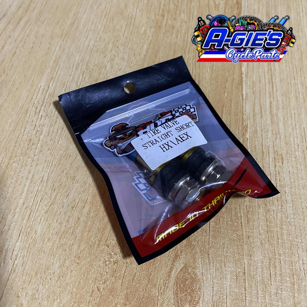 RACING MONKEY | TIRE VALVE SET TITANIUM STRAIGHT SHORT / PITO TUBELESS ...