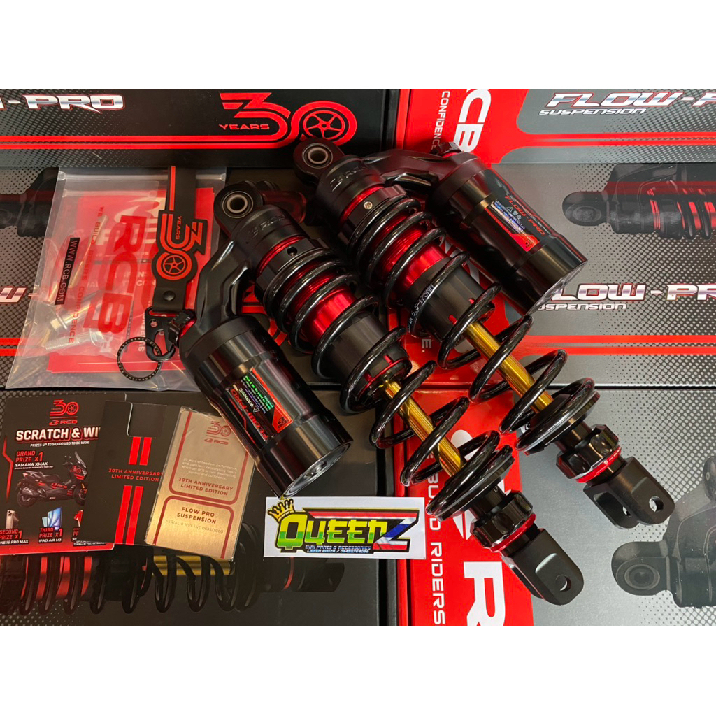 RCB 30th Limited Edition Flow Pro Dual Shock 305mm For Yamaha Aerox v1 ...