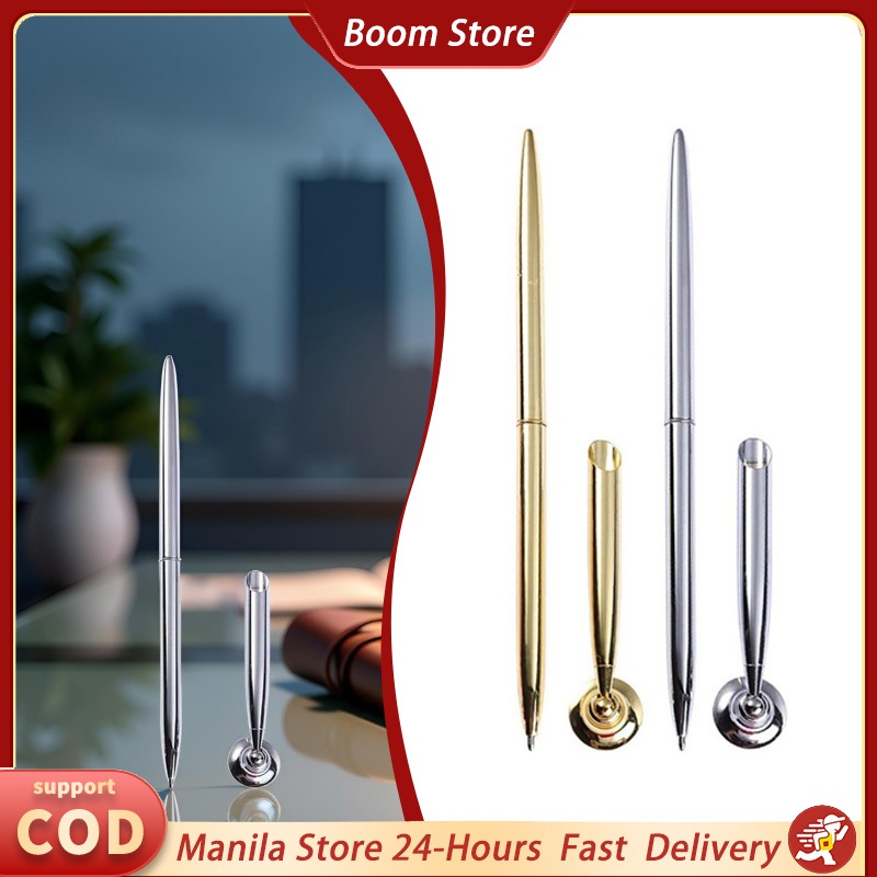 Metal Desktop Pen Counter Pen Gold Reception Pens Ballpoint Pen Desk ...