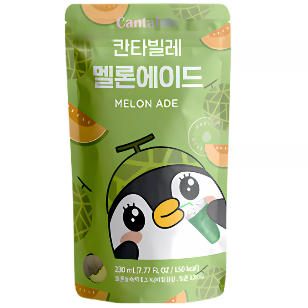 Cantabile Refreshing Sparkling Melon Ade Flavor Drink in Convenient ...