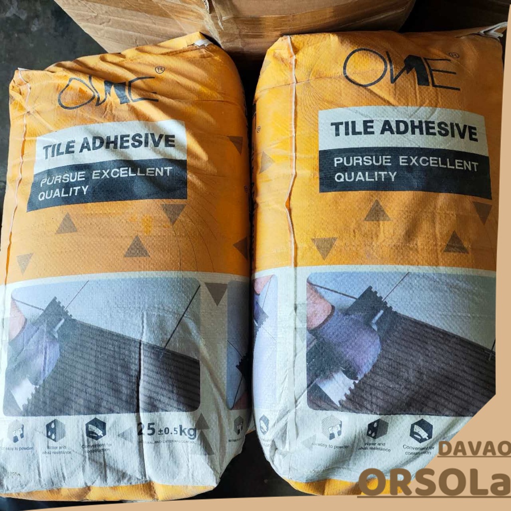 ORSOLA TILES ADHESIVE SKIM COAT 25KG----DAVAO | Shopee Philippines