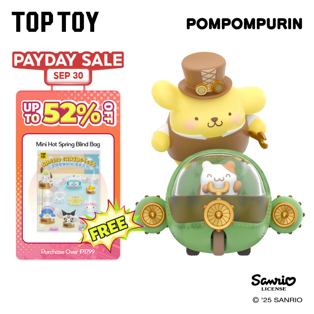 MINISO TOP TOY Sanrio Characters Steampunk Series Blind Box Collective ...