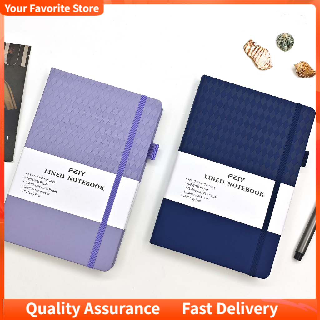 A5 Notepad Thick Notebook 128 Sheets/256 Pages College Student Writing ...