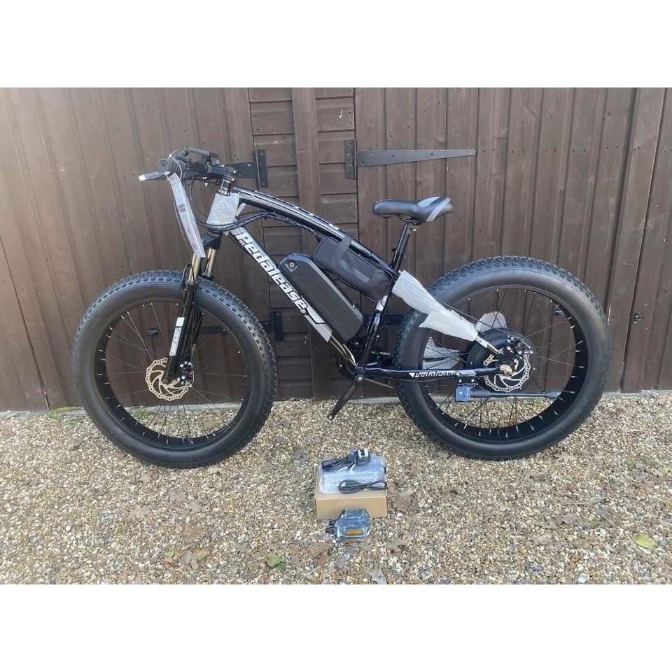 Electric Ebike Fat Wheel 48v 1500w 14Ah Battery 26x4inch Pedalease Big ...