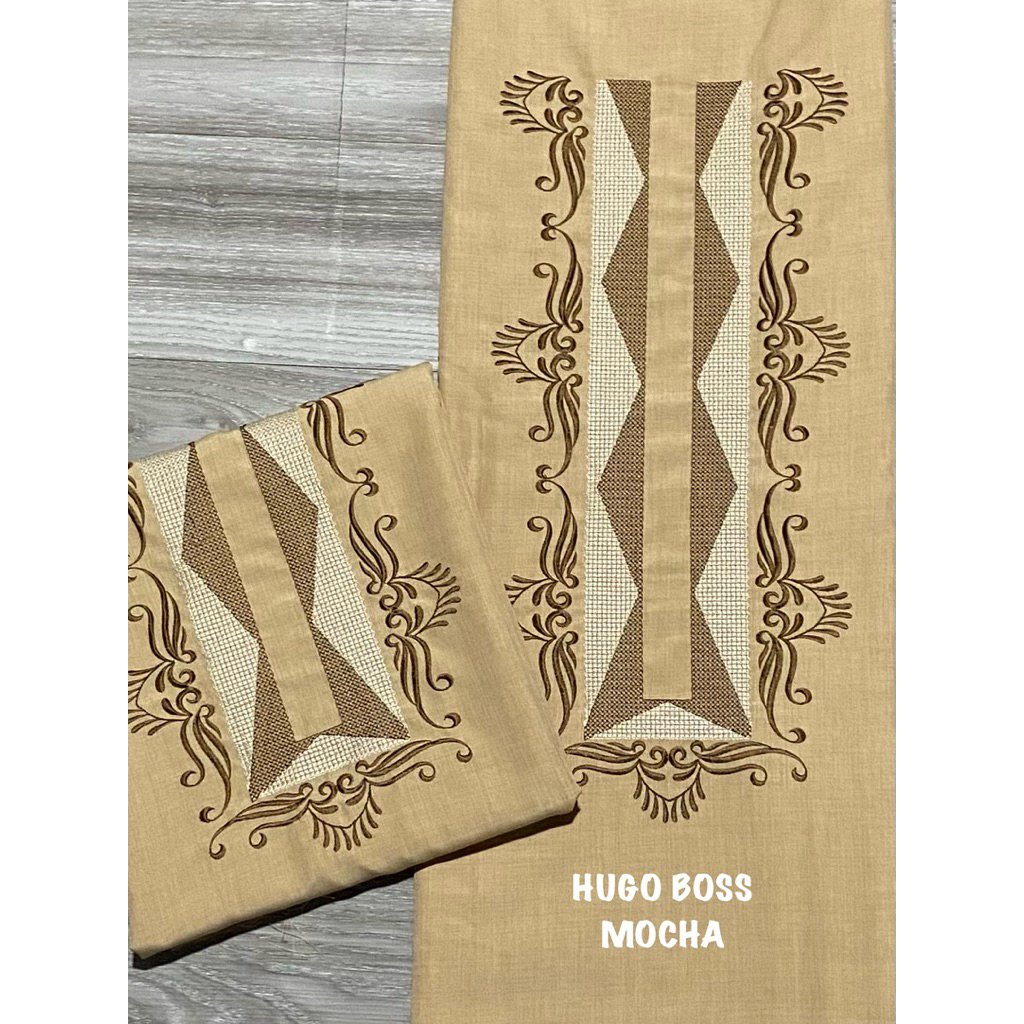 𝑯𝒖𝒈𝒐 𝑭𝒂𝒃𝒓𝒊𝒄- Barong Fabric with Embroidered Design| Tela-Burda (70-72 ...