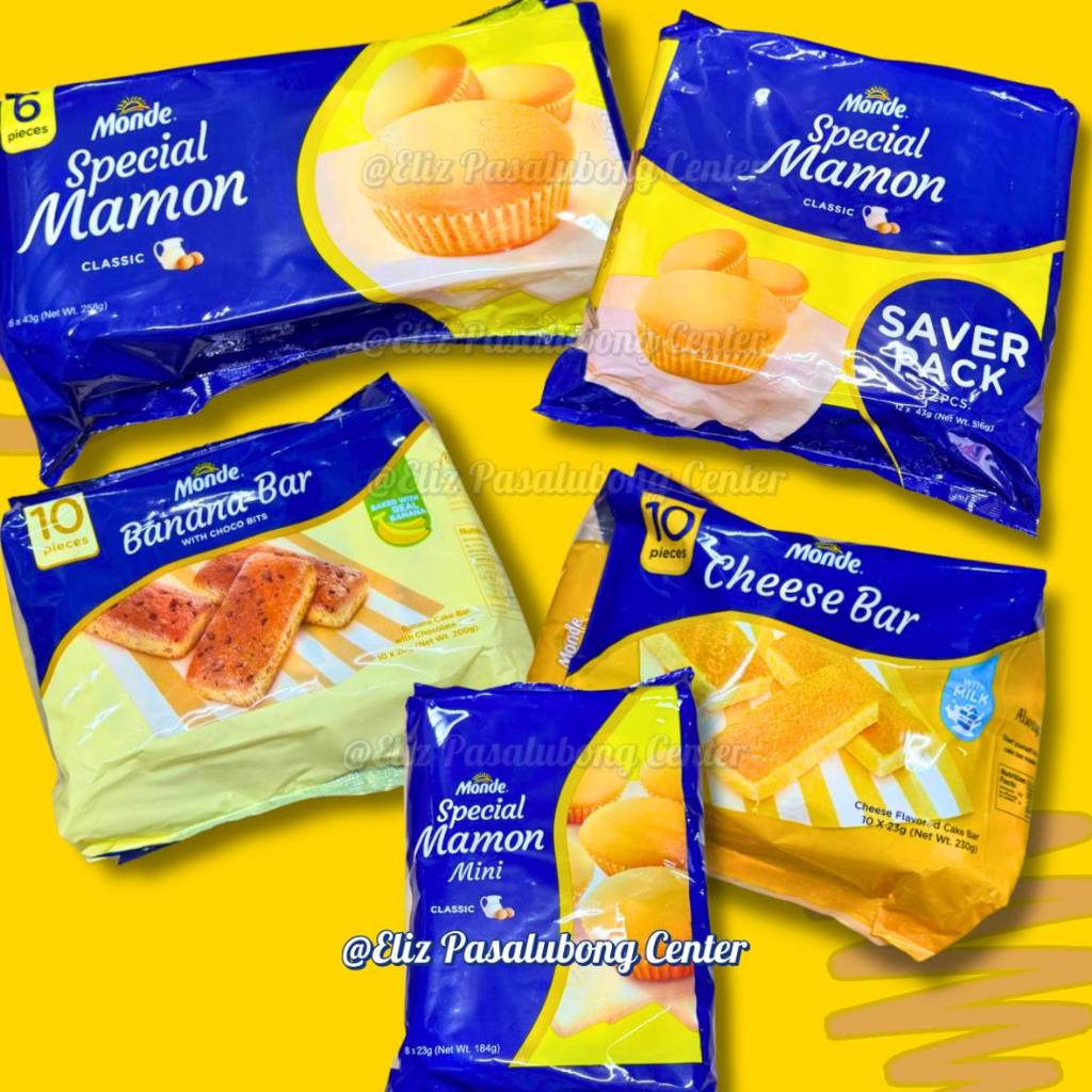(MONDE) MINI, BANANA BAR, CHEESE BAR, CLASSIC, AND SAVER PACK | Shopee ...