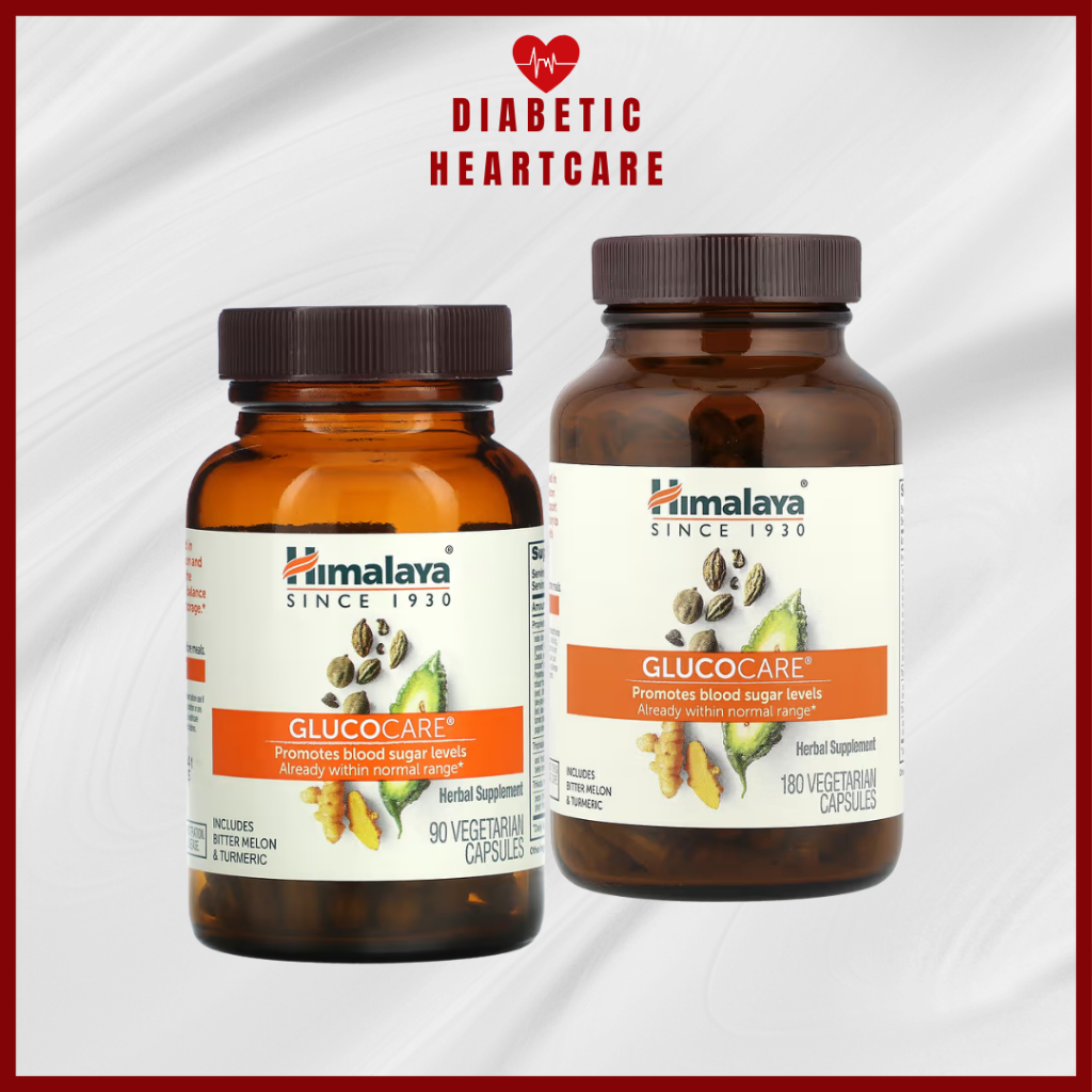 Diabetic Heart | Himalaya, GlucoCare ( Supports Healthy Blood Glucose ...