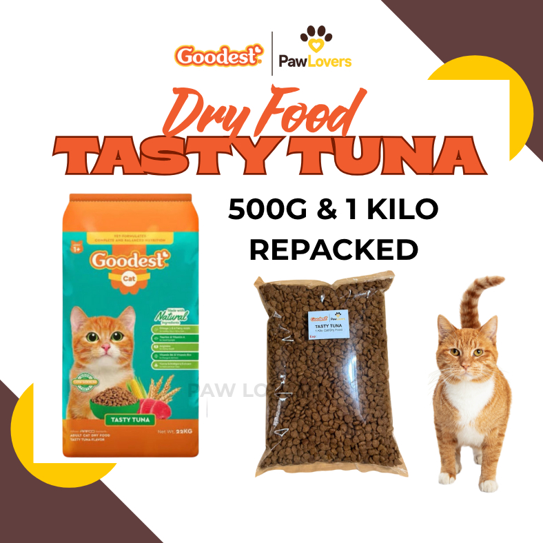 Goodest Cat Dry Food in Tasty Tuna 500g and 1Kilo REPACKED! Adult 1 ...