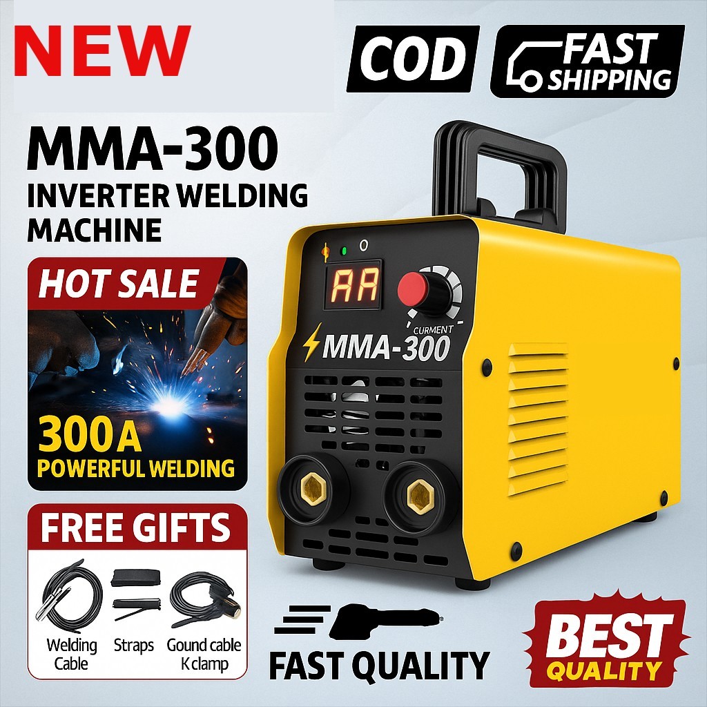 MMA 300 ARC Welding Machine Inverter Portable Handheld IGBT and Angle ...