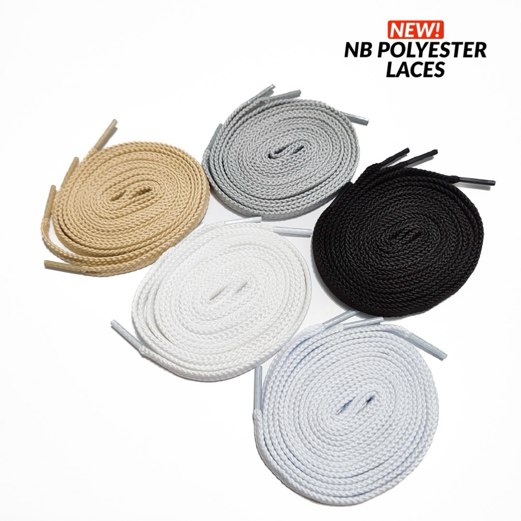 LAZE.PH NB polyester shoe laces w/ FREE aglets (0.8CM) | Shopee Philippines