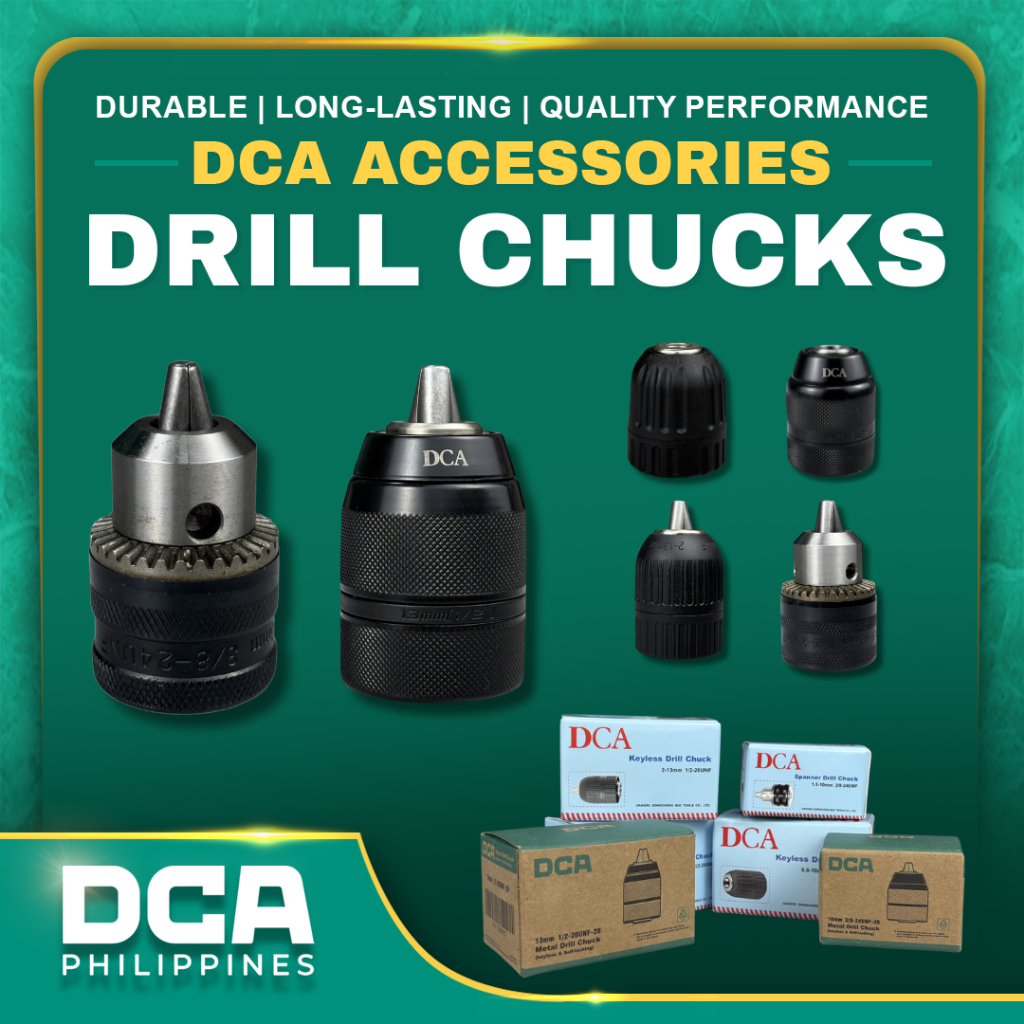 DCA Accessories Drill Chucks 10mm/13mm | Keyless Chuck | Key Chuck ...