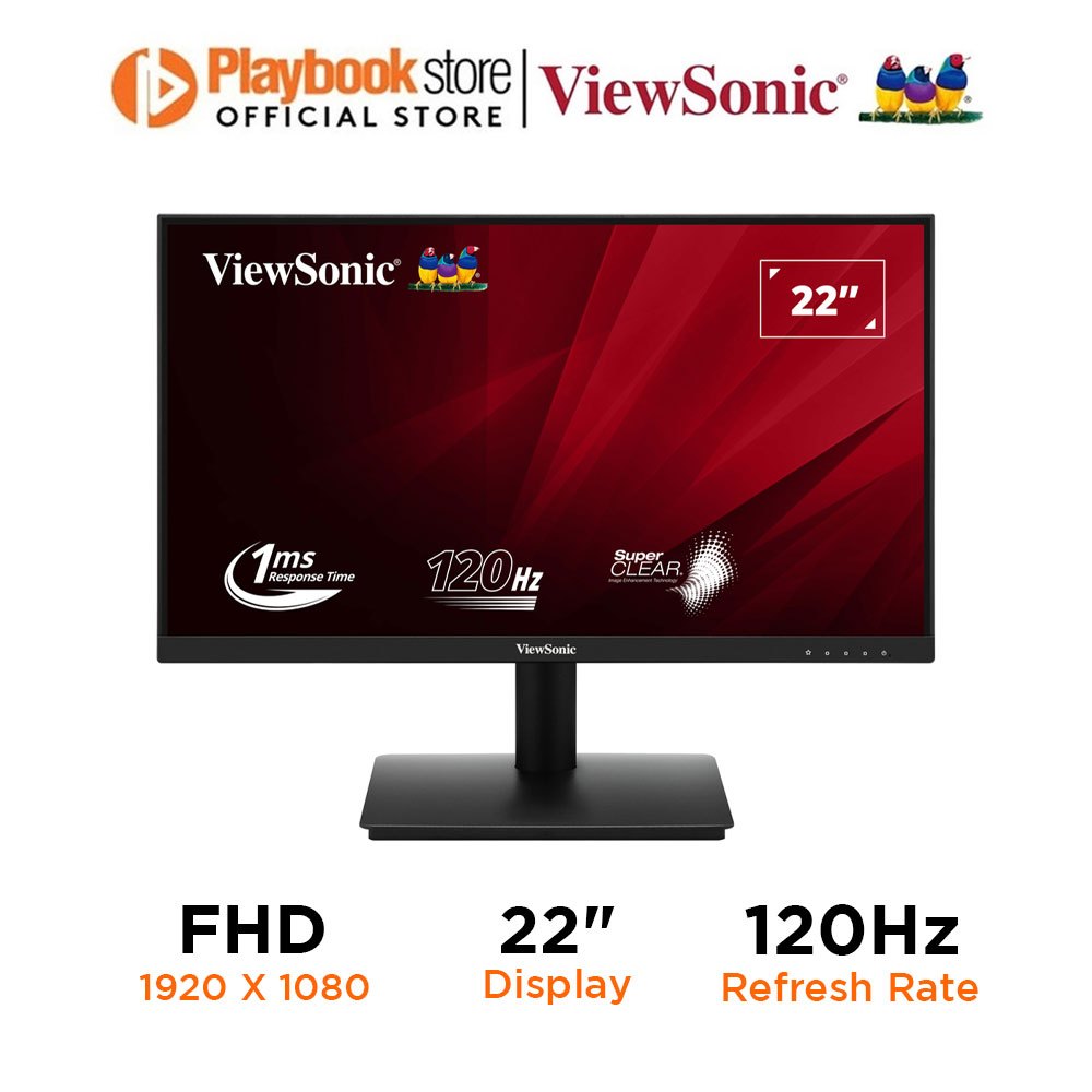 ViewSonic VA220A-H 22" FHD 1920 x 1080 120Hz 1ms SuperClear VA Panel ...