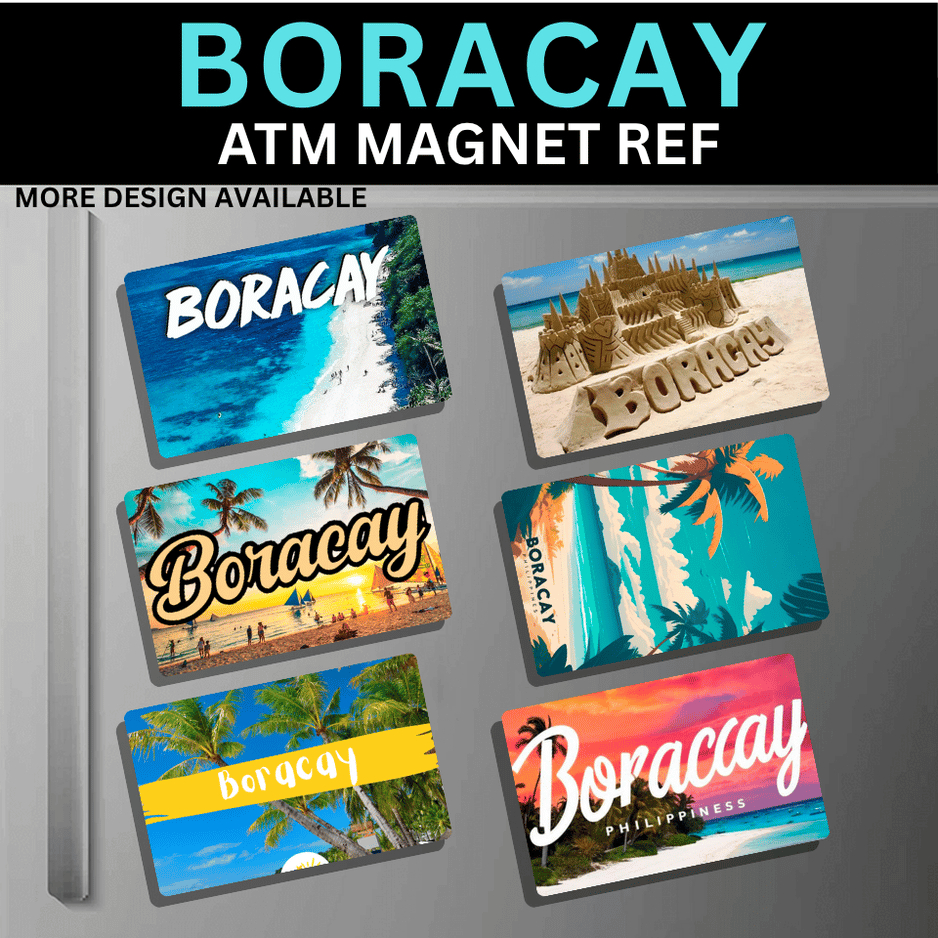 BORACAY - REF MAGNET ATM SIZE Waterproof, Scratch-Proof, Cheap ...
