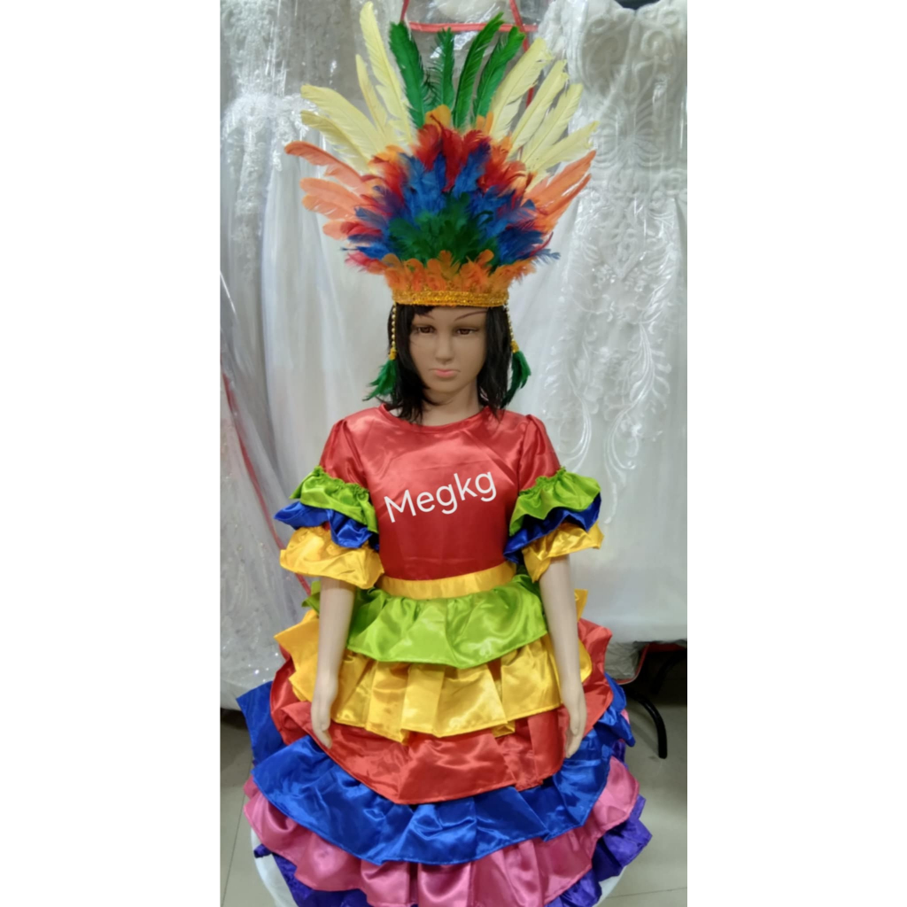 Argentina/Mexico/Brazil United Nation Costume Costume for Girl | Shopee ...