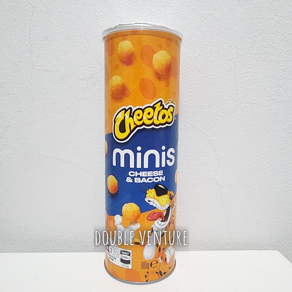 Cheetos Minis Cheese & Bacon Balls Canister 90g / Doritos Minis Cheese ...