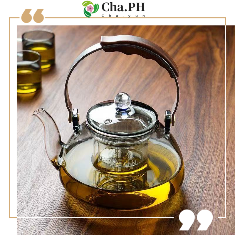 【COD】Tea pot with strainer,glass cups,teapot for brewing tea,electric ...