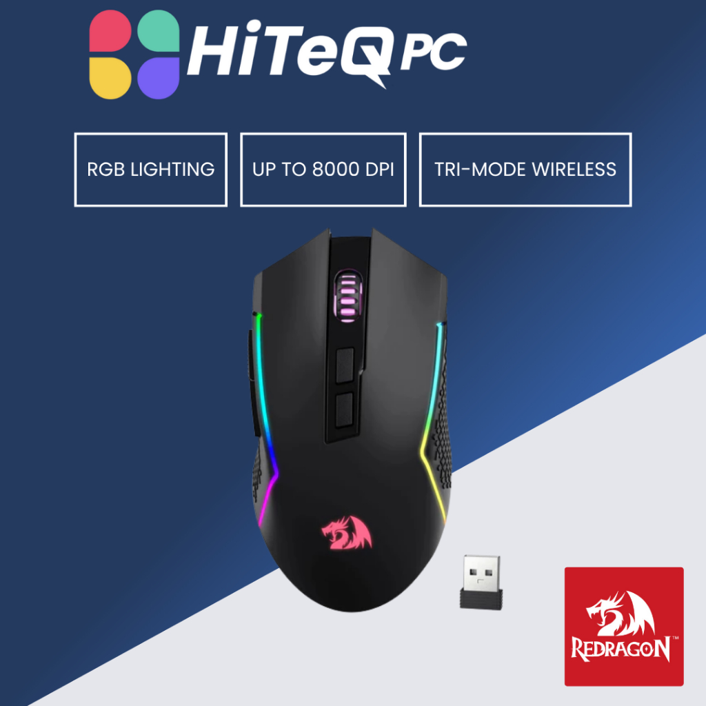 HiteqPC | Redragon M693 Trident RGB Tri-mode (2.4ghz/Bluetooth/USB-C ...