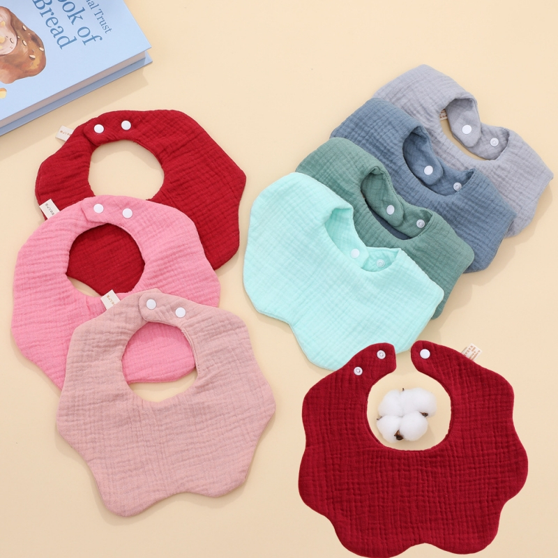 Snap-On Bib Newborn Infant Baby 100% Cotton Boy Girl Stuff And Clothes ...