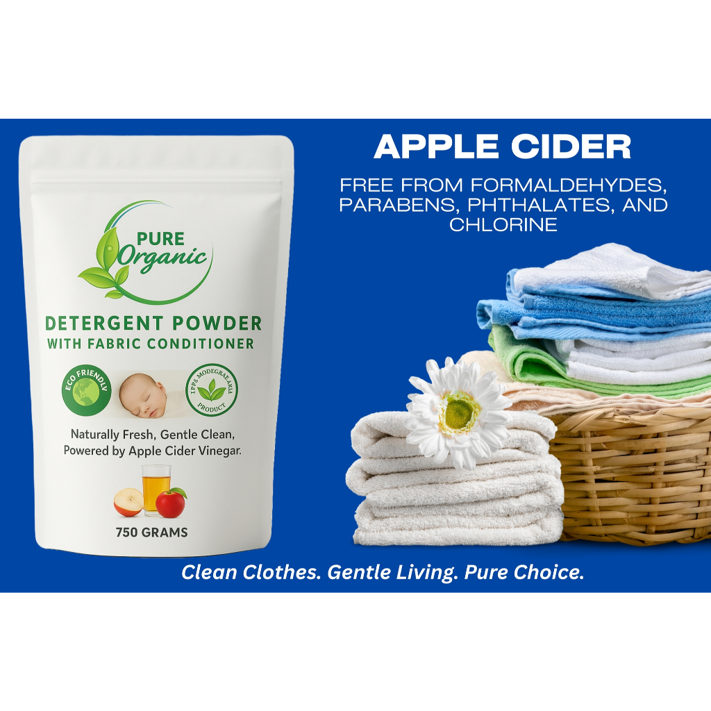Detergent Powder and Fabric Conditioner Apple Cider by Pure Organic ...