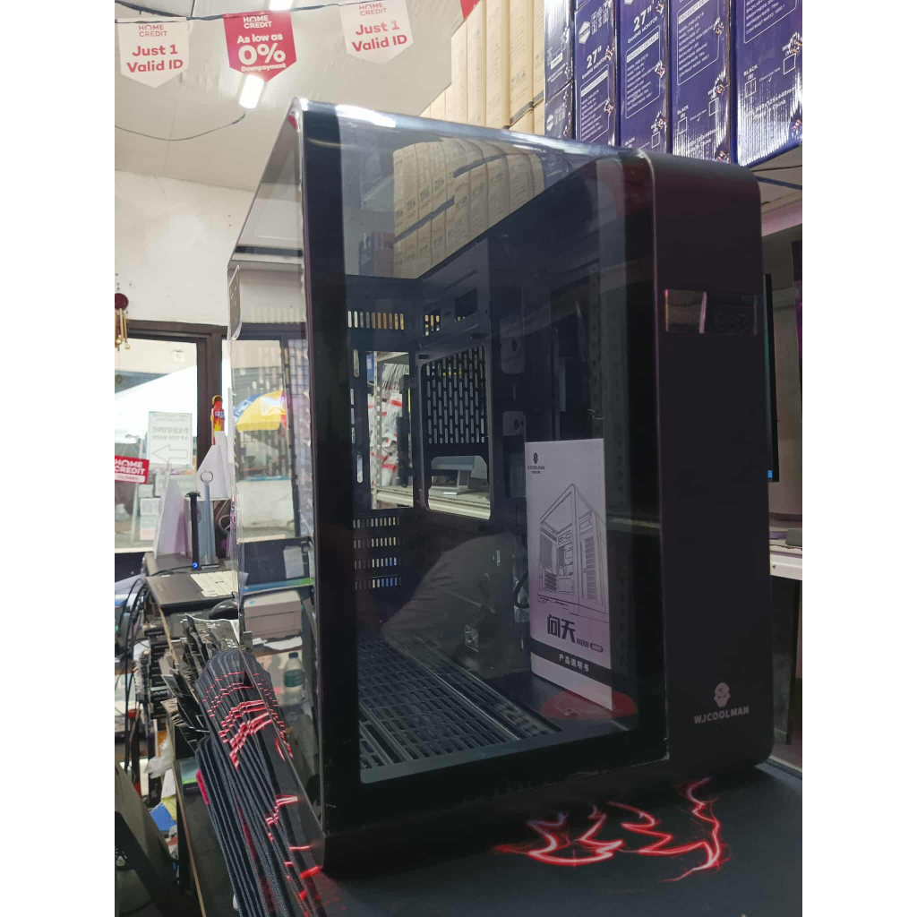 WJ Coolman Robin Curve DIGITAL - Black COMPUTER CASE | Shopee Philippines