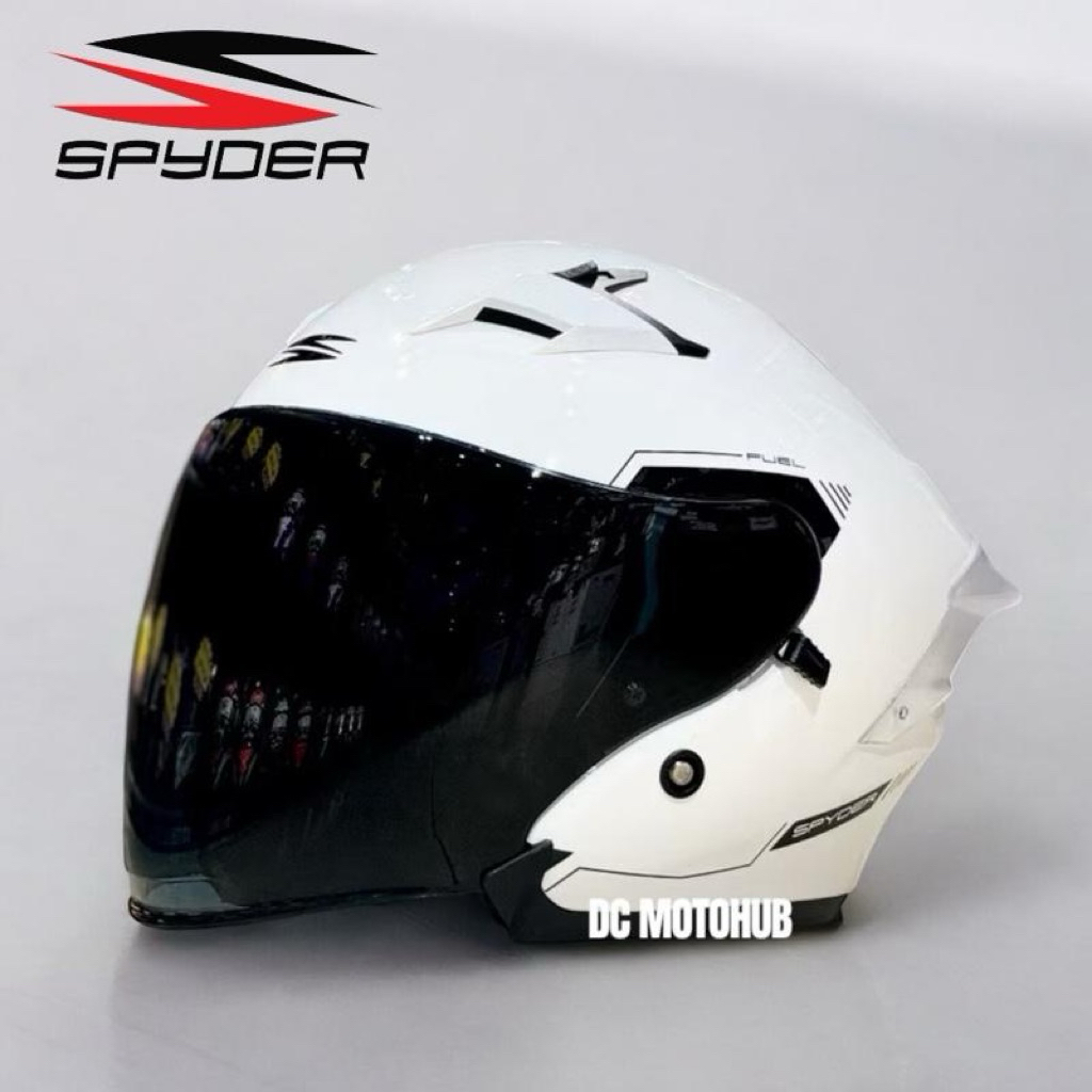 Spyder Fuel V2 Half Face Dual Visor with Free Clear Lens (100% Original ...