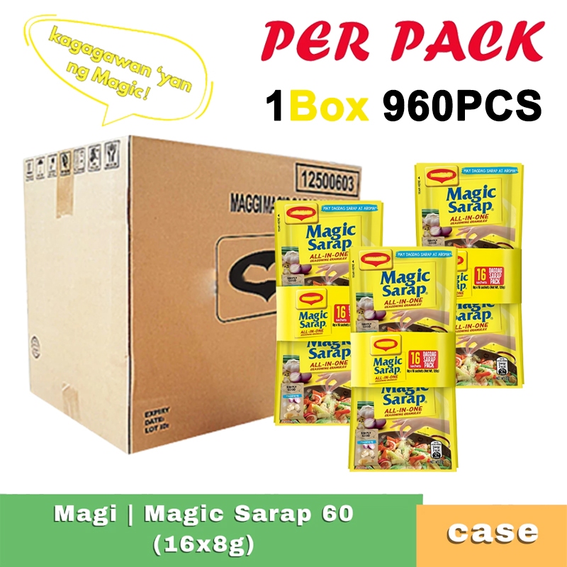 (Wholesale)Magic Sarap All-In-One Seasoning Granules 80g x 16 x 60 ...