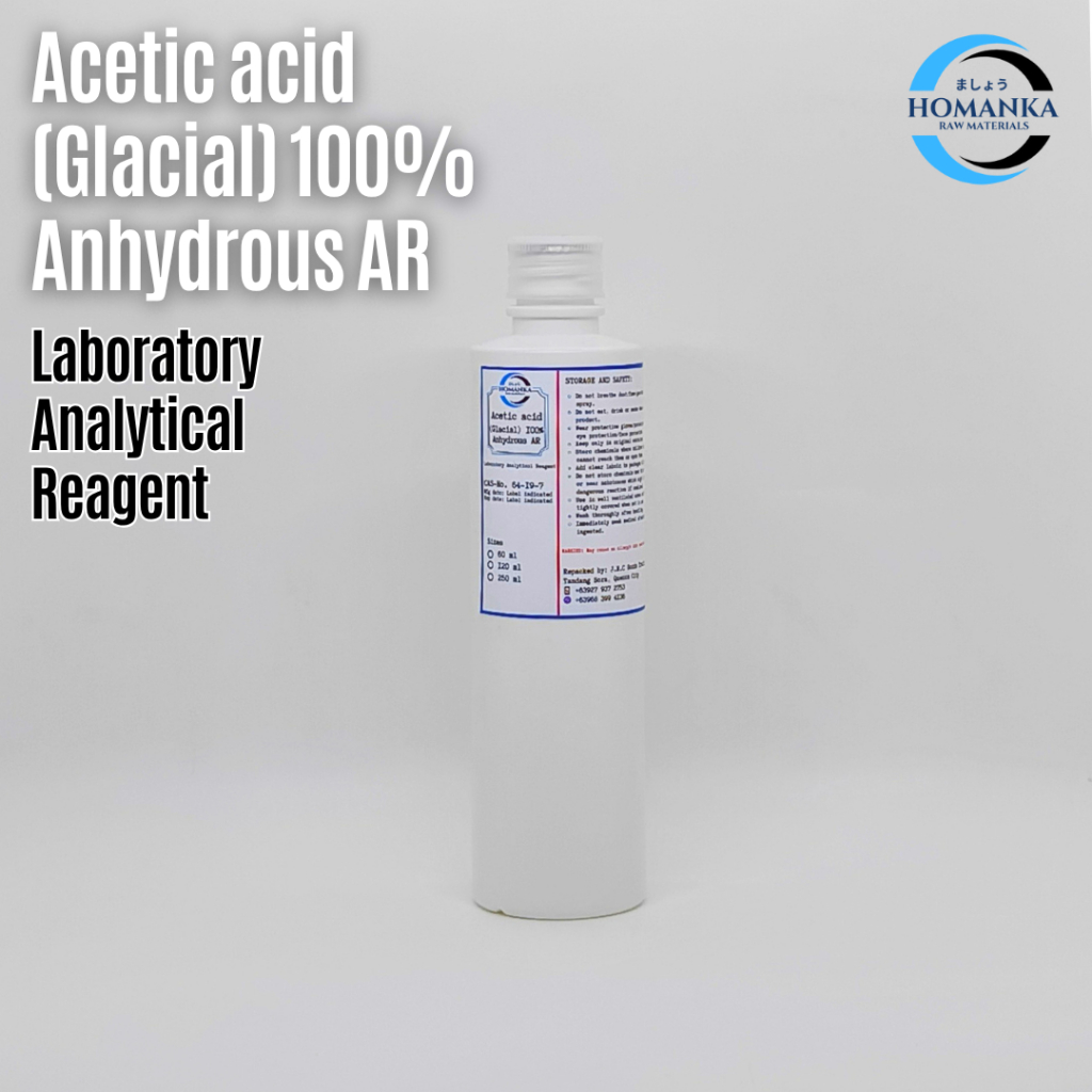 Acetic acid (Glacial) 100% Anhydrous AR Laboratory Analytical Reagent ...