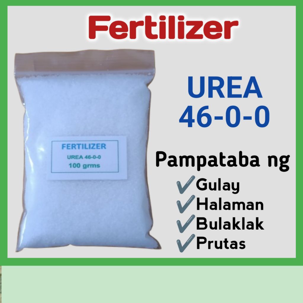UREA FERTILIZER 46-0-0 For Plant Vegetables and Fruits | Shopee Philippines