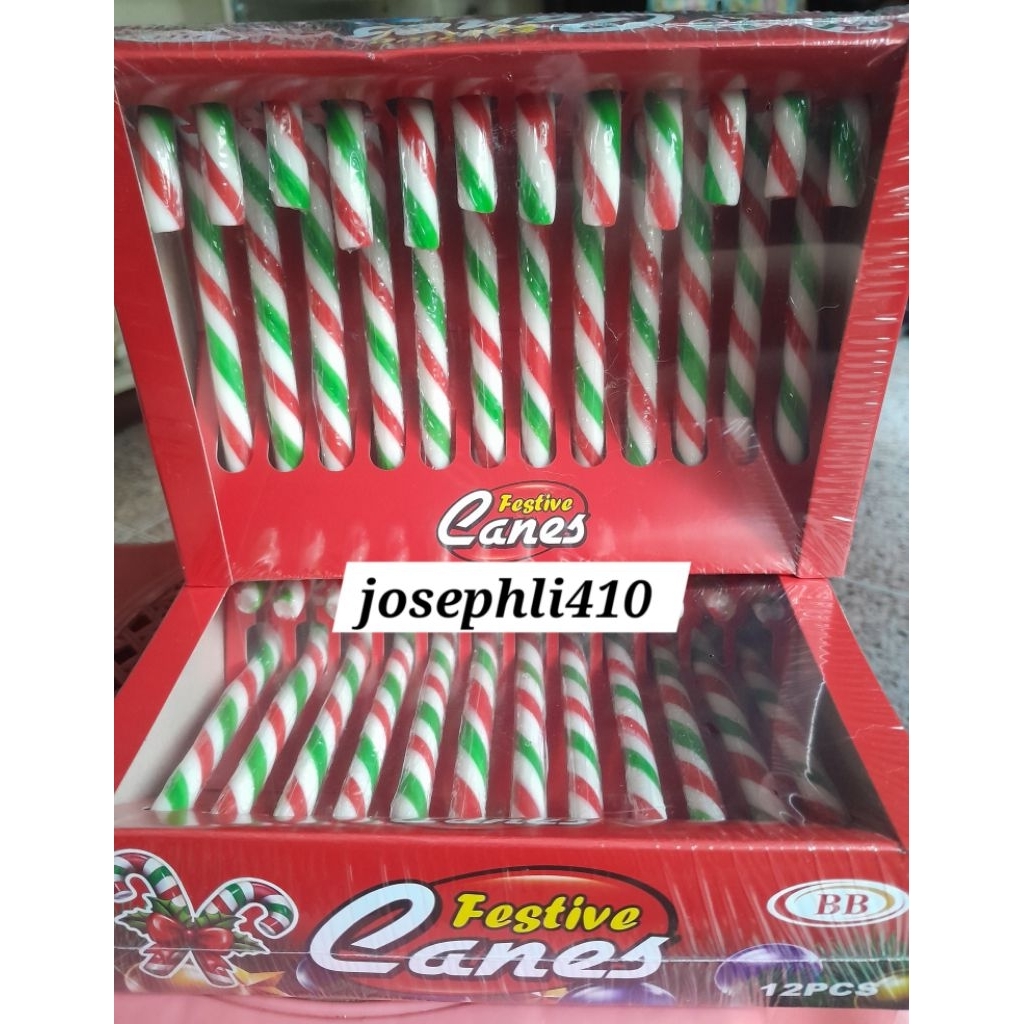CANDY CANES 12'S/FESTIVE CANES 12'S | Shopee Philippines