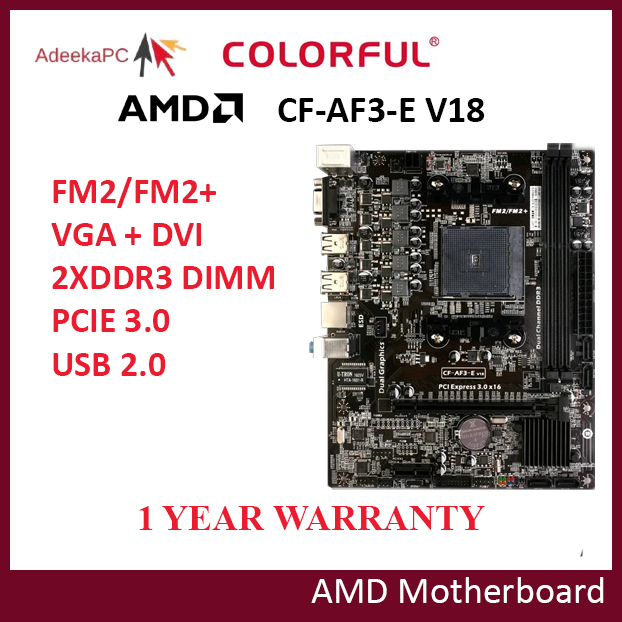 Used COLORFUL FM2 FM2+ A55 A58 A68 A75 A78 A85 A88 Desktop Motherboard ...